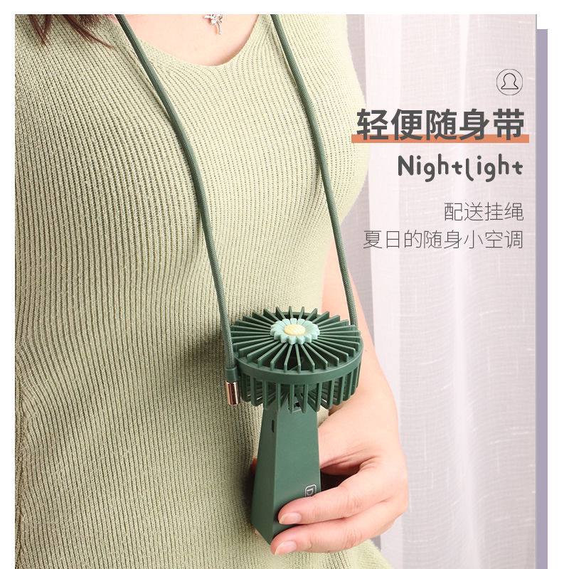 Portable Mini Fan Rechargeable Fashion Variable Hanging Neck Fan ...
