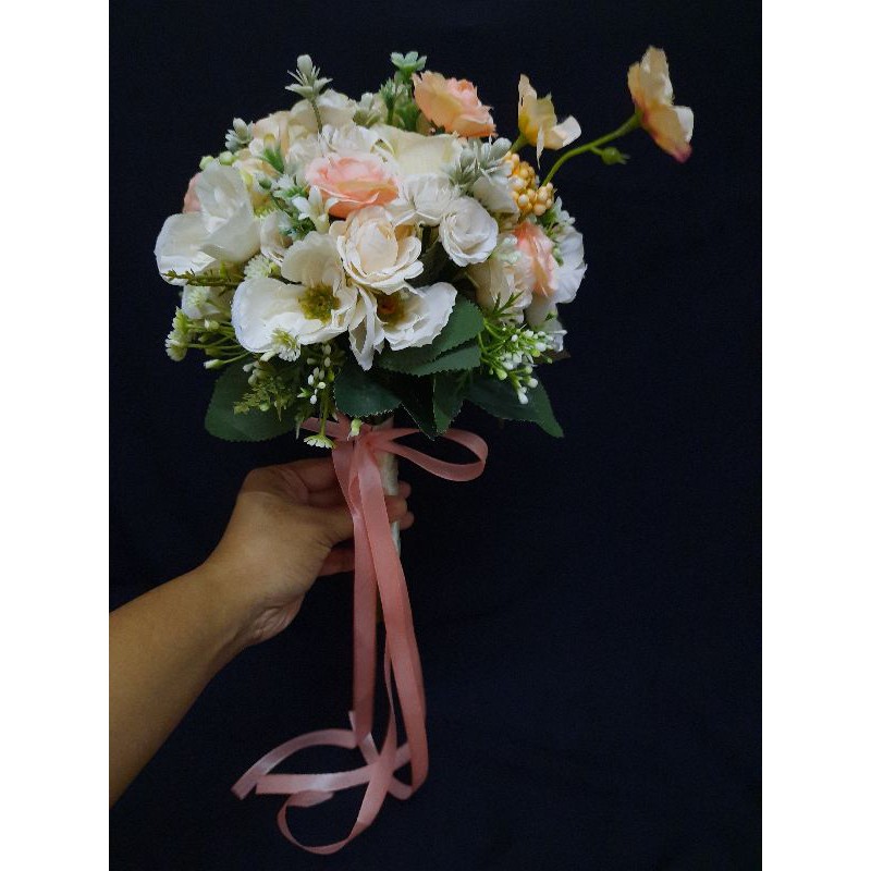Ready stock Bunga tangan murah| wedding bouquet | hand bouquet | Tunang ...