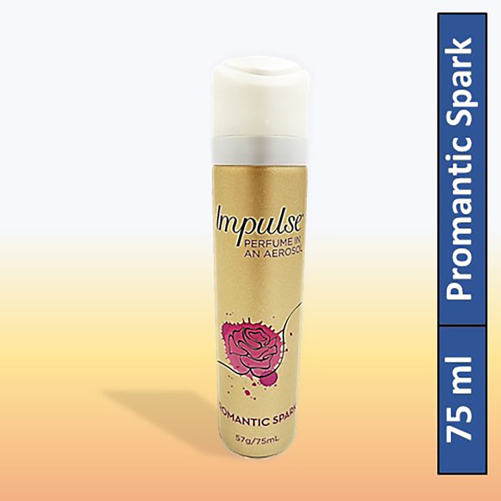 Impulse Romantic Spark Perfume In An Aerosol For Women 75ML | Shopee ...