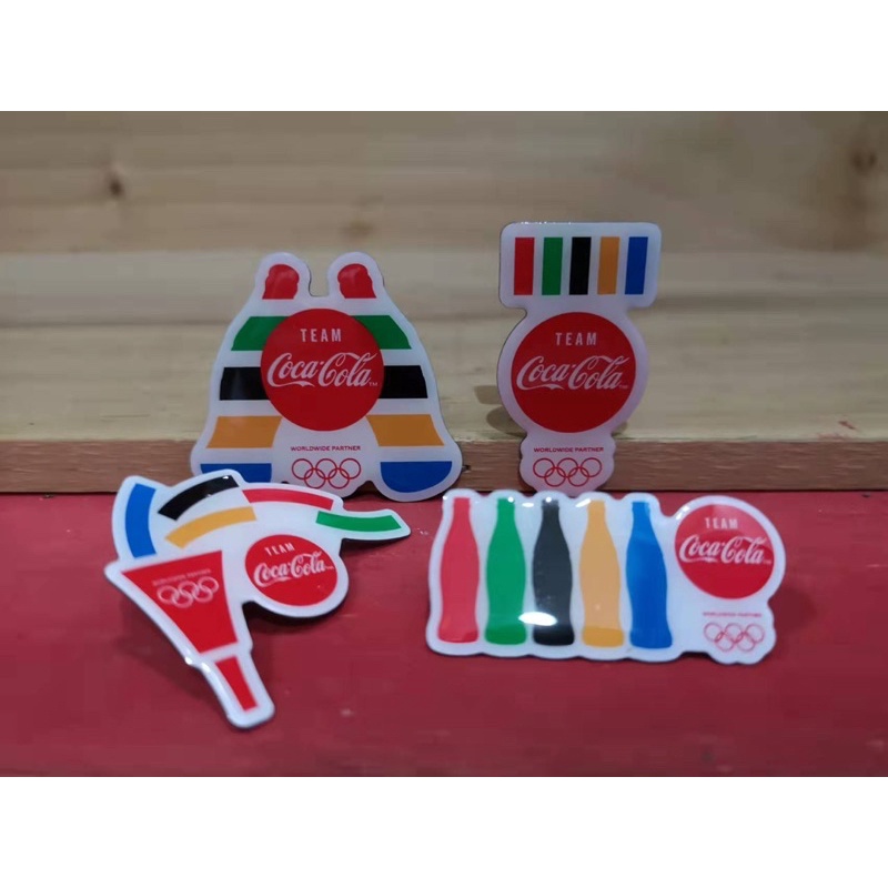 2020 Coca cola Olympic Games Pin Badges set of 4 | Shopee Malaysia