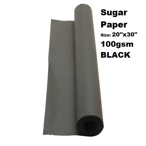 Black Sugar Paper 20" x 30" 100gsm (5 sheets / roll) | Shopee Malaysia