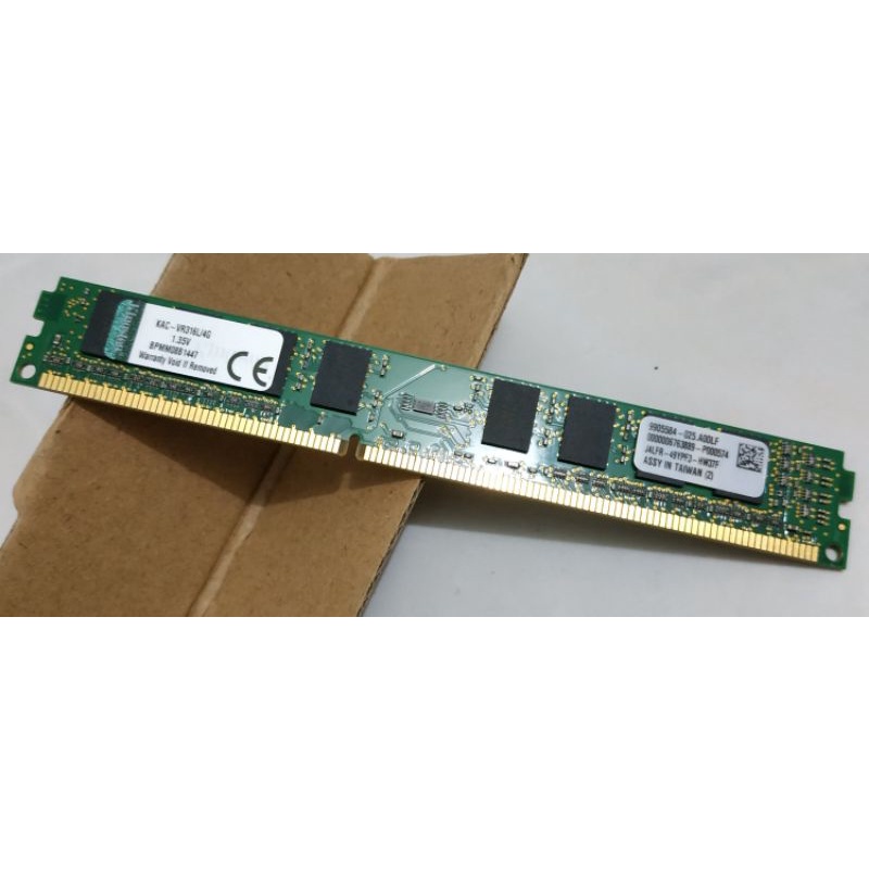 Kingston low profile desktop ram 4Gb ddr3 1600Mhz 1.35V | Shopee Malaysia