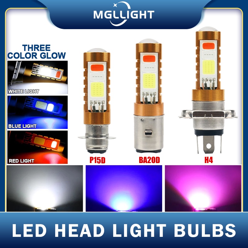 MGLLIGHT LED motorcycle light bulb LAMPU DEPAN HEAD LAMP BULB T19 EX5 ...