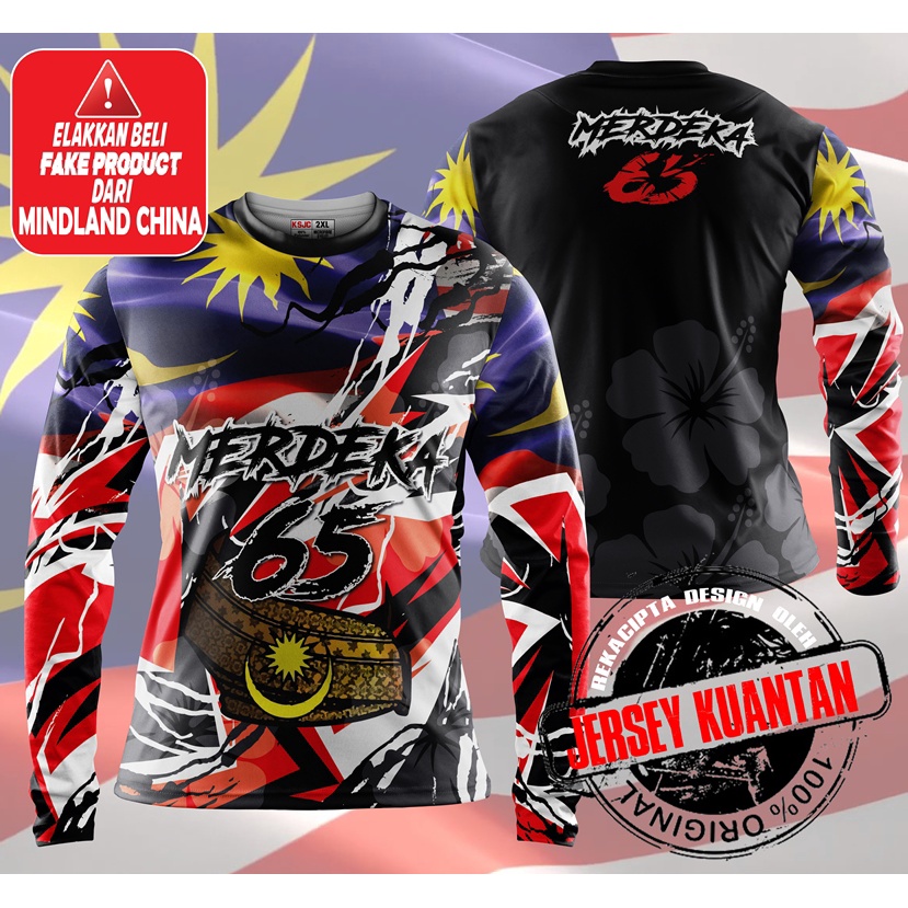 🇲🇾 MADE IN MALAYSIA - Jersey HARI MERDEKA 65 TAHUN V1 (LongSleeve ...