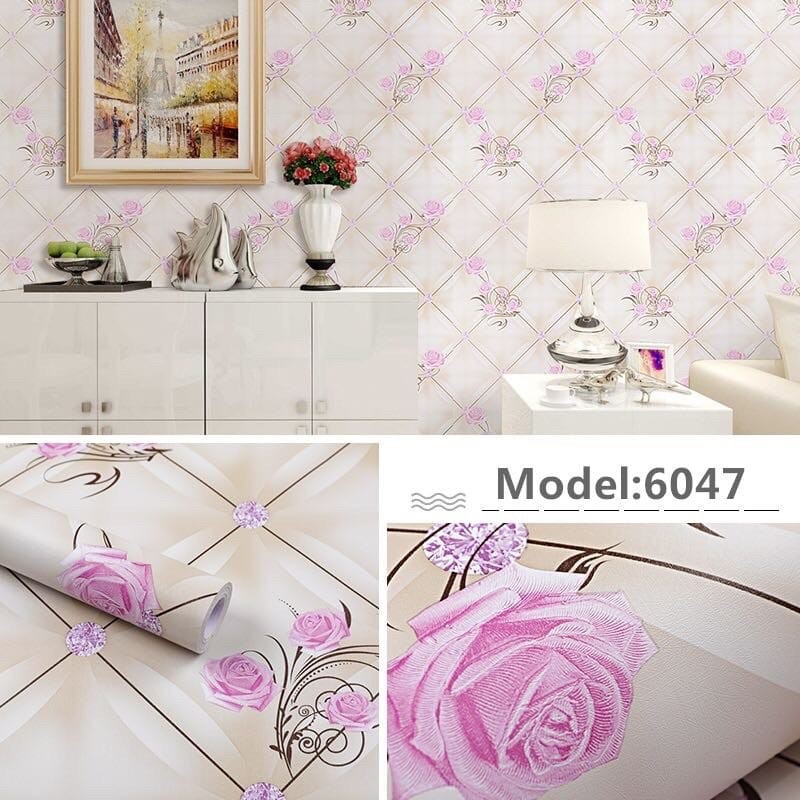 Wallpaper Sticker Mawar Minimalist Box | Shopee Malaysia