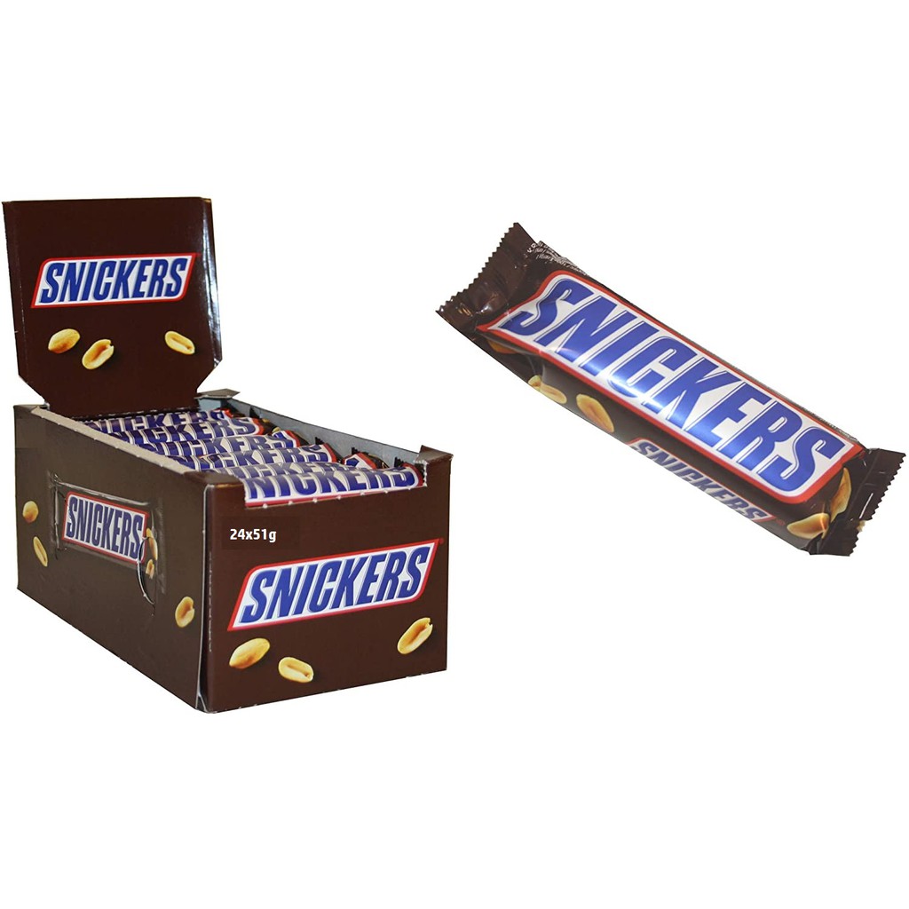 Snickers Bar 24's x 51g | Shopee Malaysia