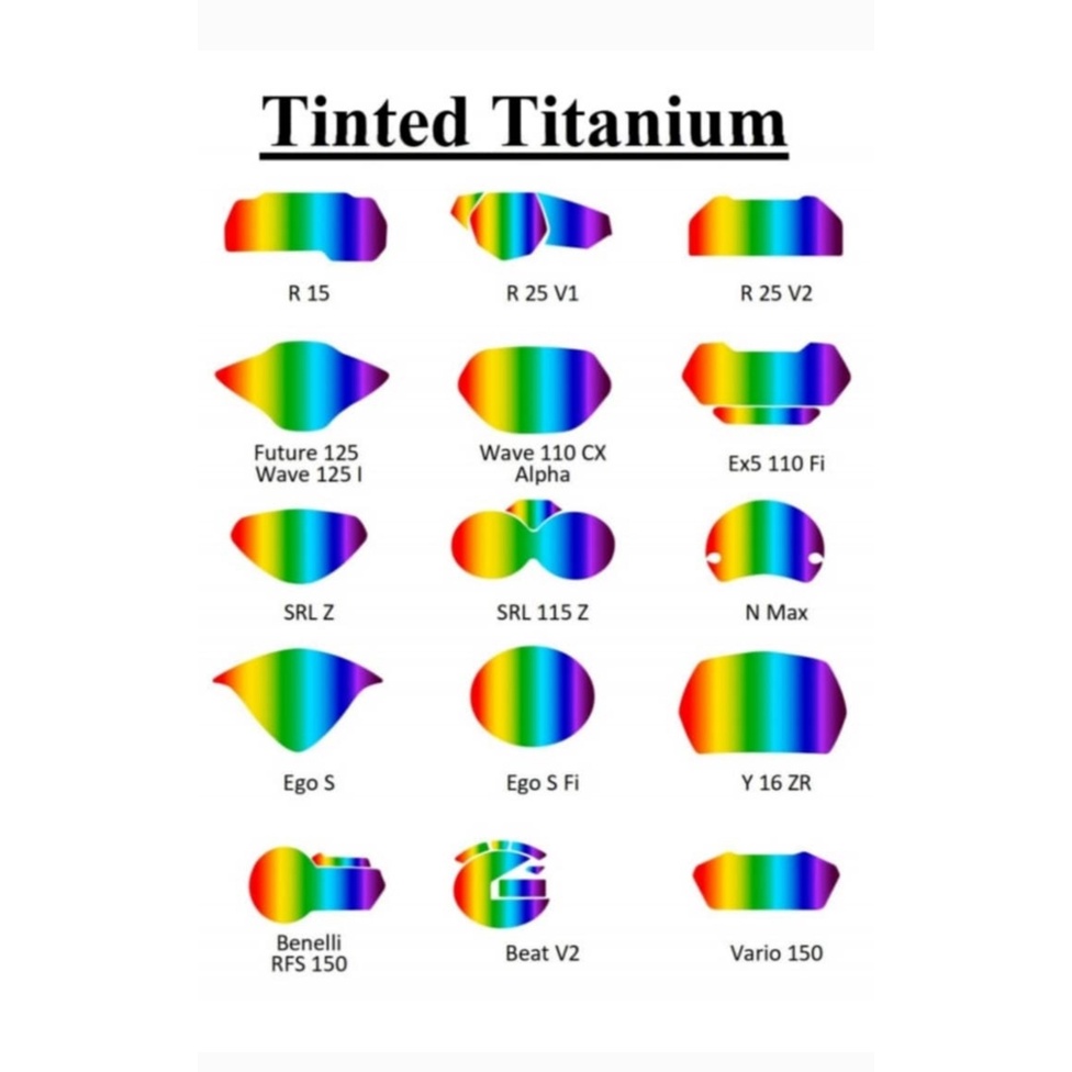 Tinted Meter Titanium Beat Vario EX5 Wave Alpha CX Wave CX WaveCX 150 ...