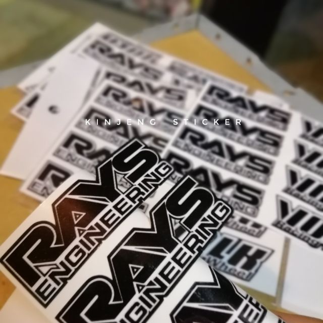 RIM STICKER RAYS VOLK RACING TE37 | Shopee Malaysia