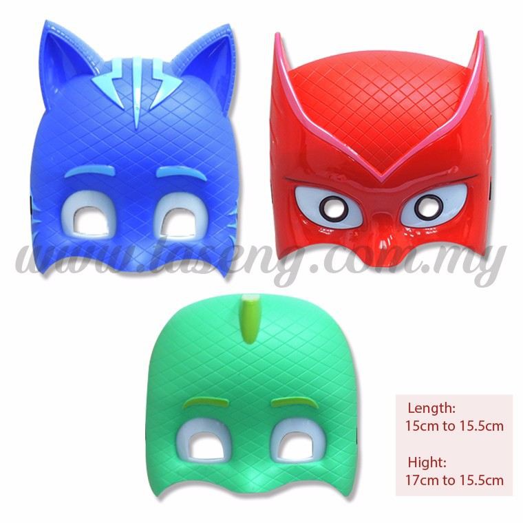 Cartoon Mask - PJ Masks 卡通照型面具睡衣小英雄 Party Mask Cosplay Mask Topeng ...