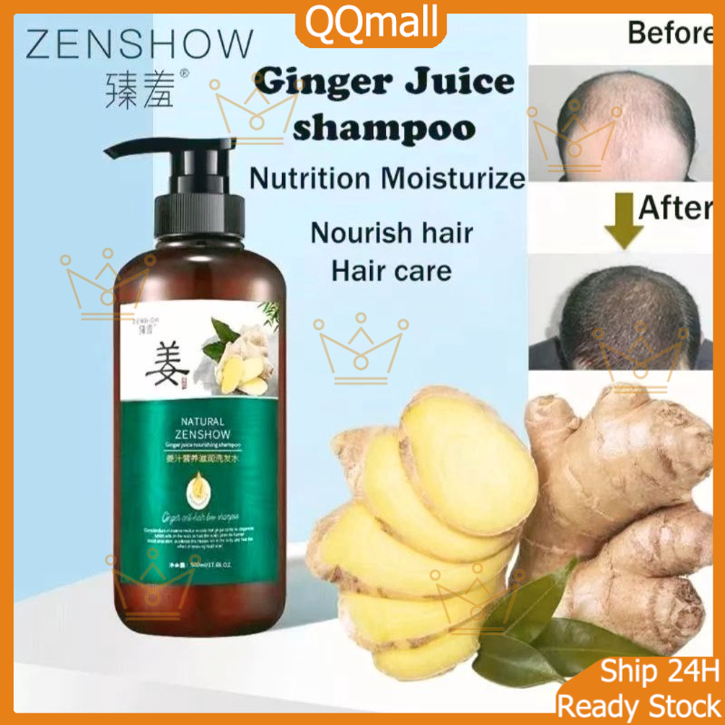 🔥Local Seller 🔥Herbal Ginger Shampoo Ginger Juice Hair Regrowth Shampoo Hair Loss Treatment ...