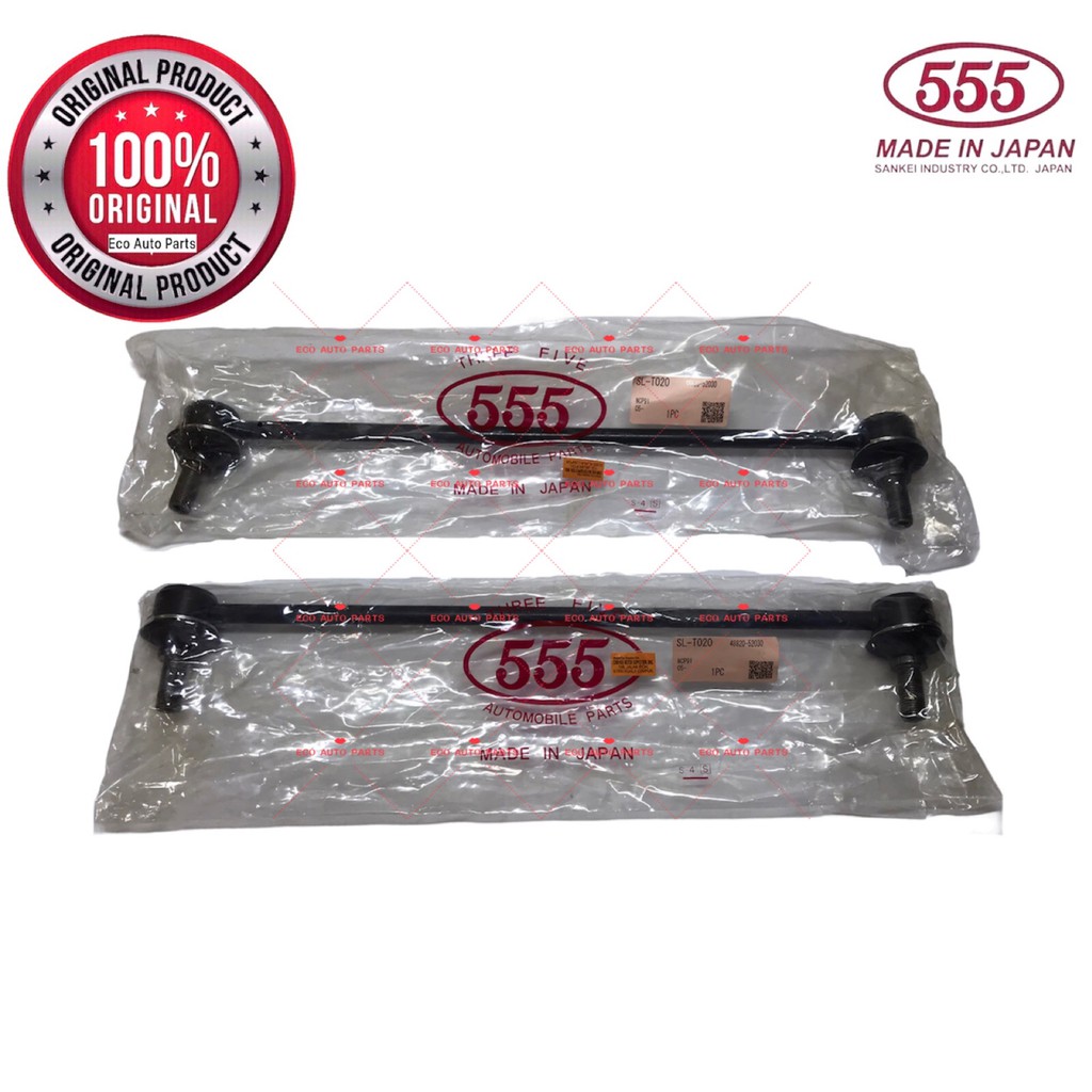 Toyota Vios Ncp93 Stabilizer Link Absorber Link Three Five 555 Japan Front 1Pair SL-T020 ...