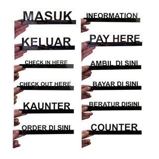 PREMIUM ARYCLIC SIMPLE SIGNAGE PAPAN TANDA SIMPLE PREMIUM TANDAS TOILET ...