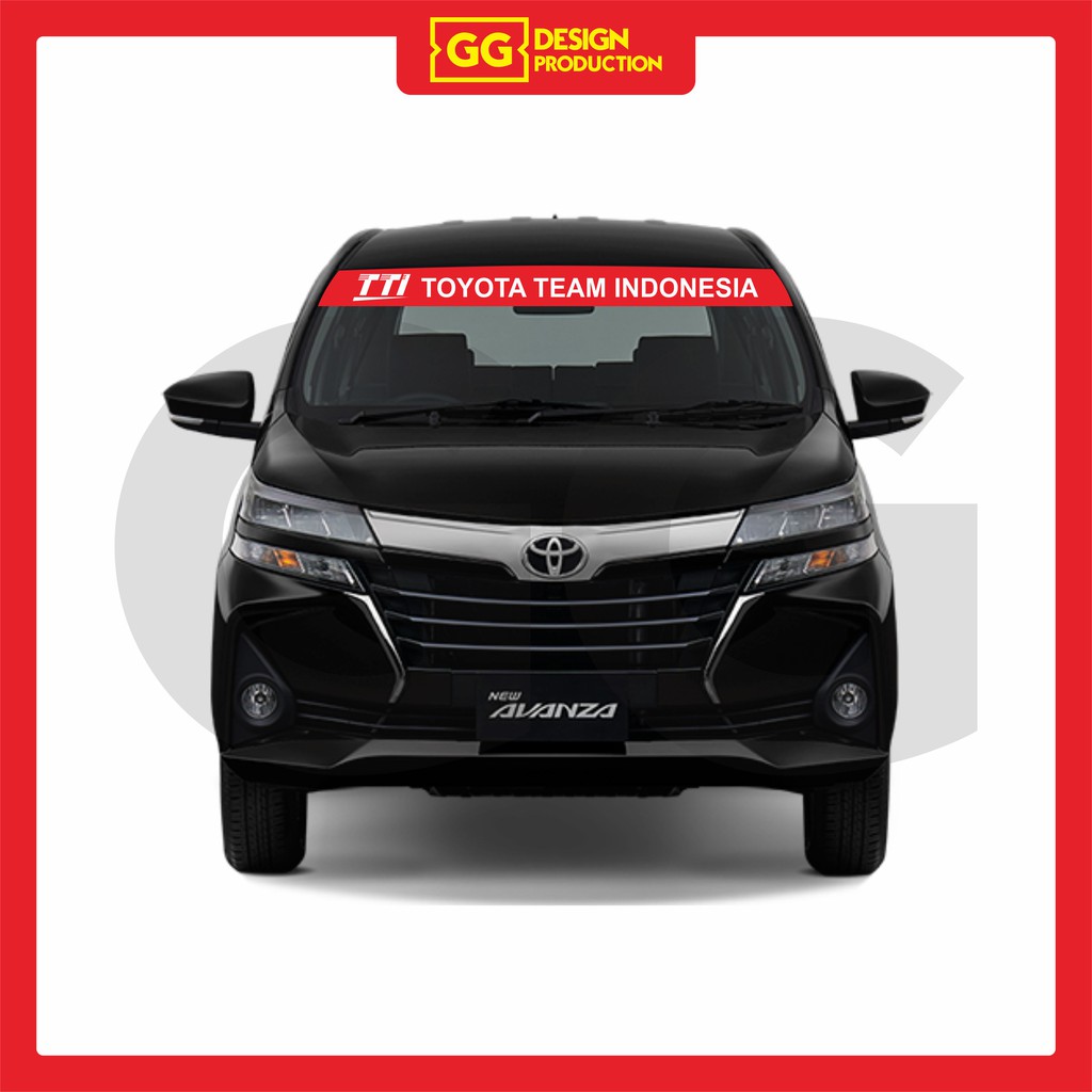 Toyota all new avanza car stickers for car windshields | Shopee Malaysia