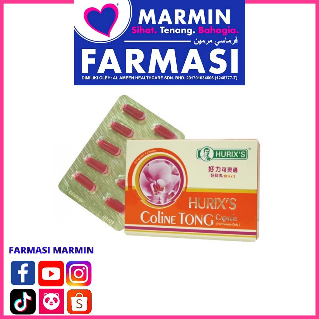 HURIX'S COLINE TONG CAPSULE (20's) | Shopee Malaysia