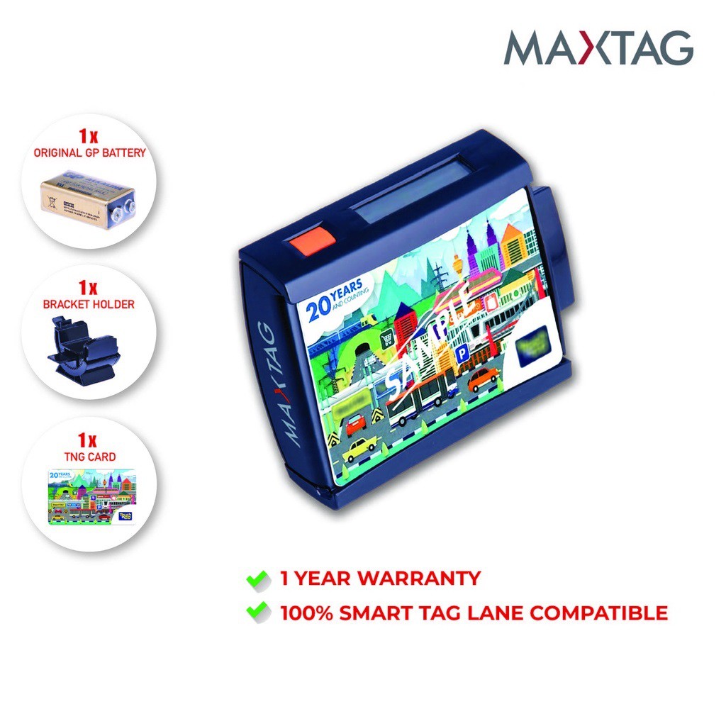 Smart Max Tag MaxTag Touch n Go Toll Plus Toll Kad Pandu Lalu Tol ...