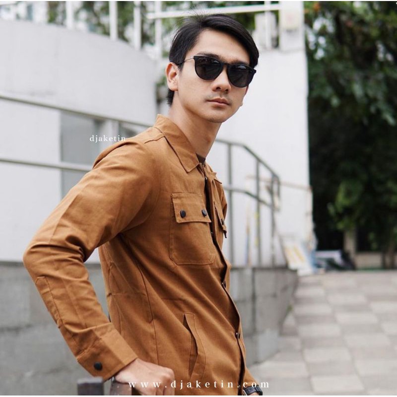 KEMEJA Premium SEMI PARKA Shirt Jacket (2 Pockets) | Shopee Malaysia