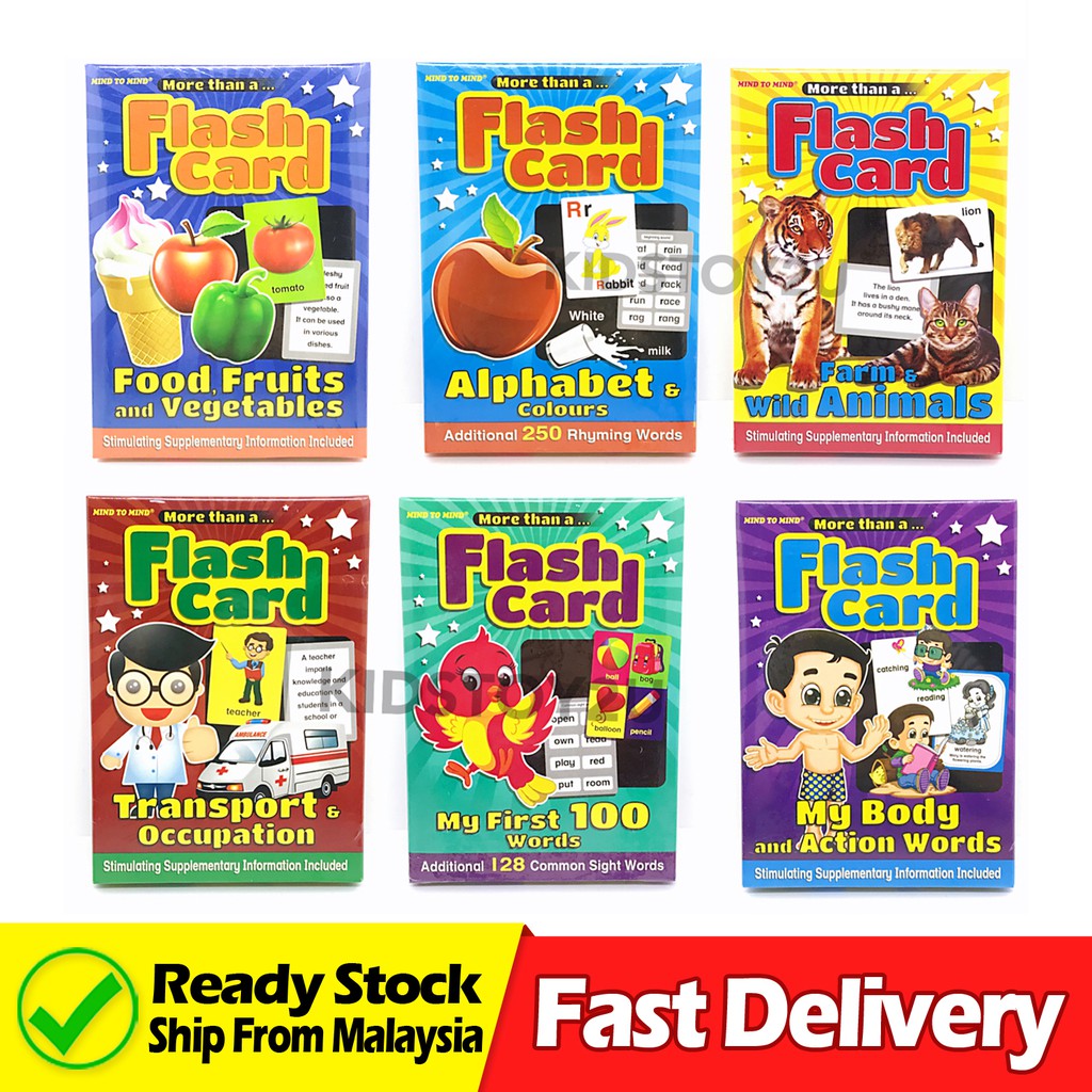 Kad Imbas Kad Early Learning Flash Card Vocabulary Flashcard for ...