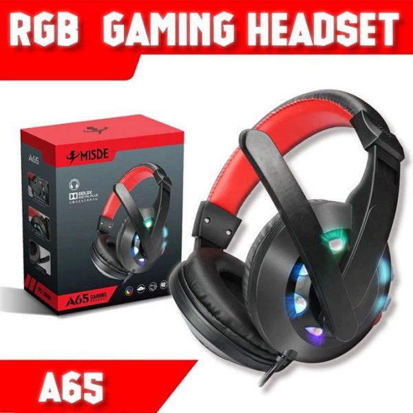 MISDE A65 RGB GAMING HEADSET | Shopee Malaysia