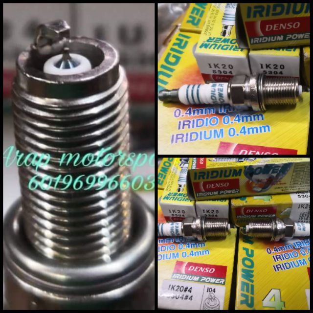 NAZA RIA PERDANA V6 Myvi 1.3(05-06) DENSO IRIDIUM SPARK PLUG IK20 MADE ...