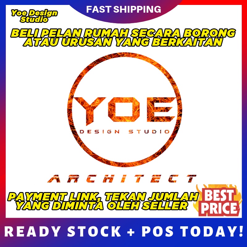 YOE DESIGN STUDIO PAYMENT LINK PELAN RUMAH | Shopee Malaysia