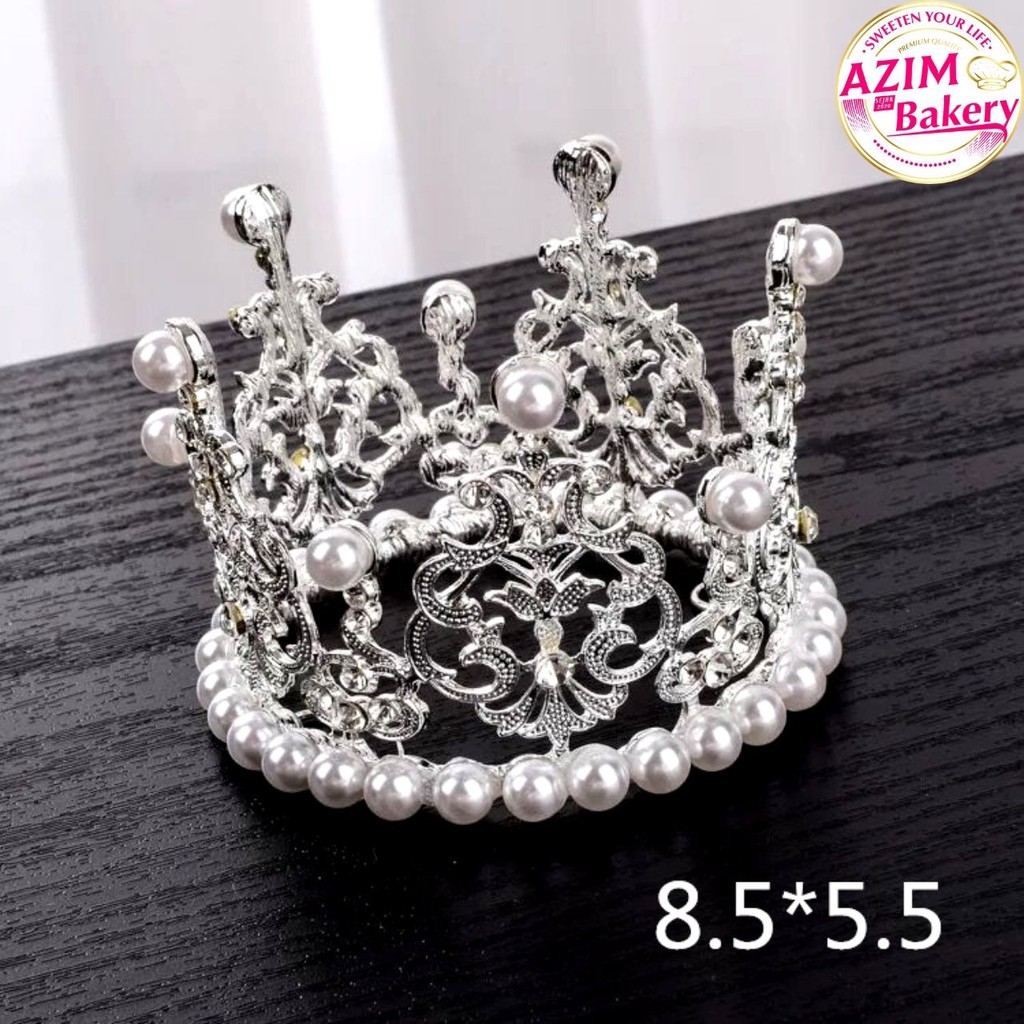 Crown Cake Topper (1pc) Kek Topper Crown | Princess Crown Cake Topper ...