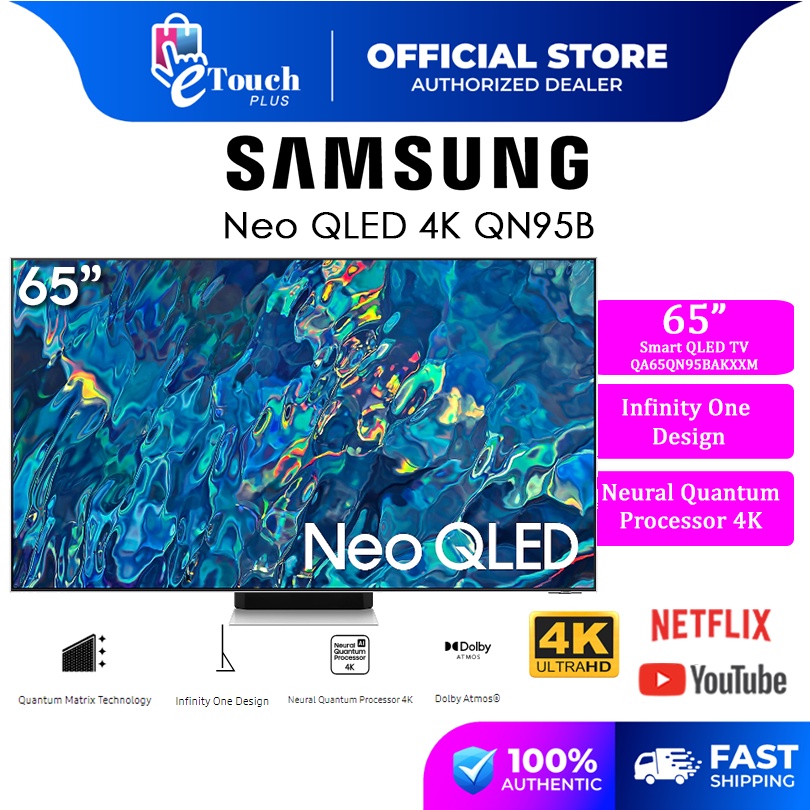 SAMSUNG QN95B 65 Inch NEO QLED 4K Smart TV With Quantum Matrix ...