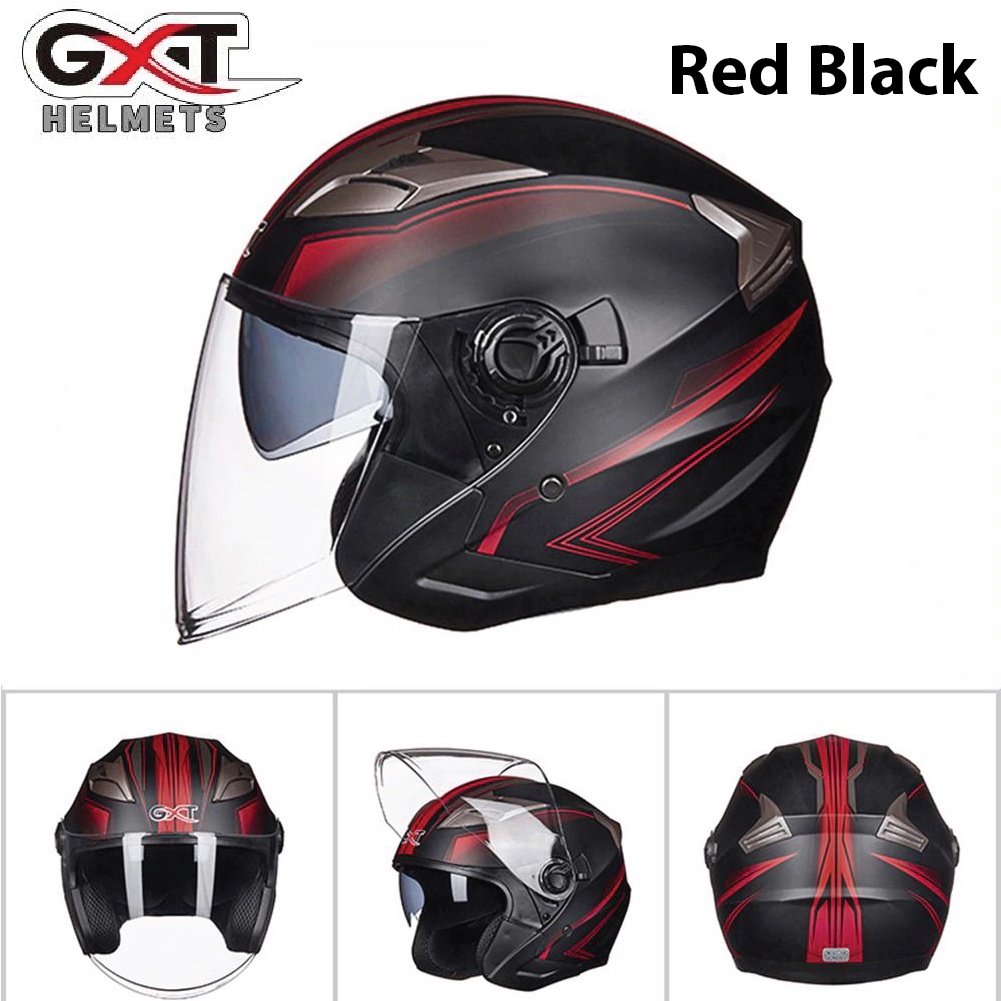 GXT™ Helmet motor Topi keledar motosikal helmet double visor motorcycle ...