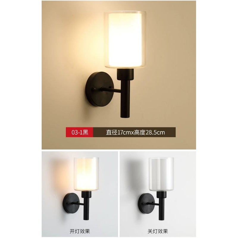 Wall lamp, bedside lamp, wall bedroom, simple, modern and creative ...