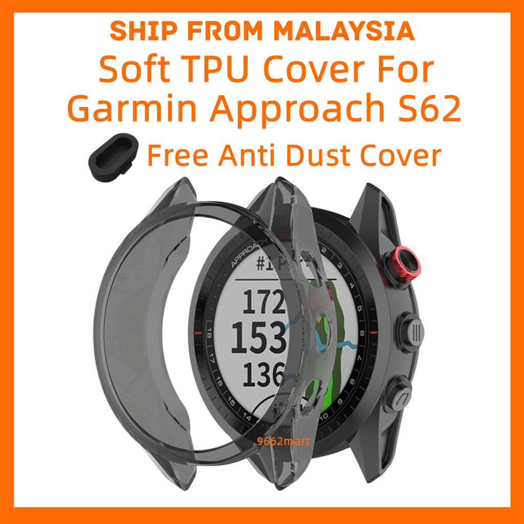 Garmin Approach S62 Cover Case Soft TPU Bezel Protector | Shopee Malaysia