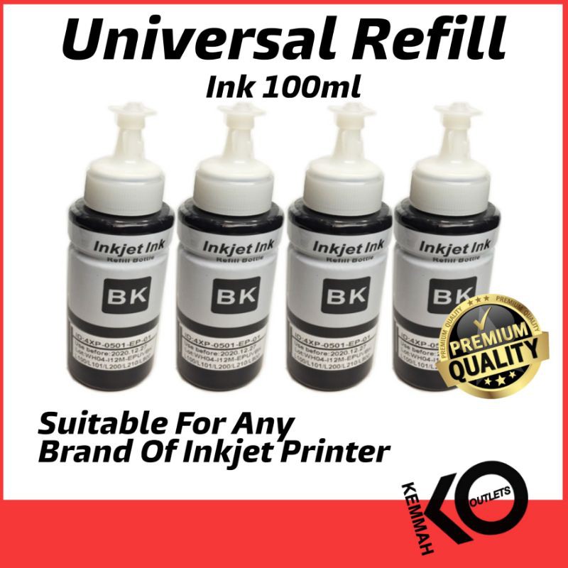 [Ready Stock] Epson Ink Black 1Set Pack - L120 - L220 - L360 - L365 ...