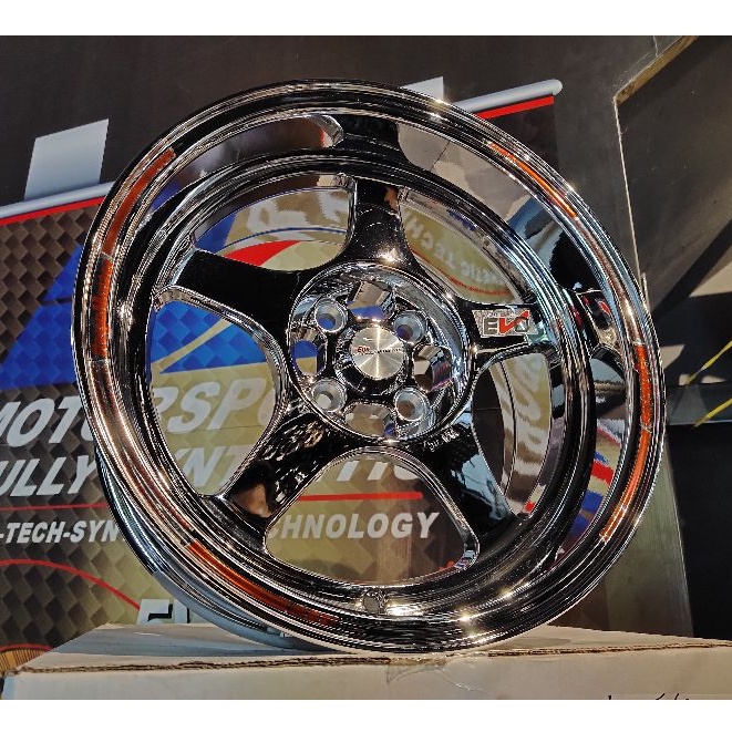 NEW RIM 16 8JJ 4X100 EVO REGAMASTER SUPER CHROME MYVI WIRA BLM FLX ALZA ...
