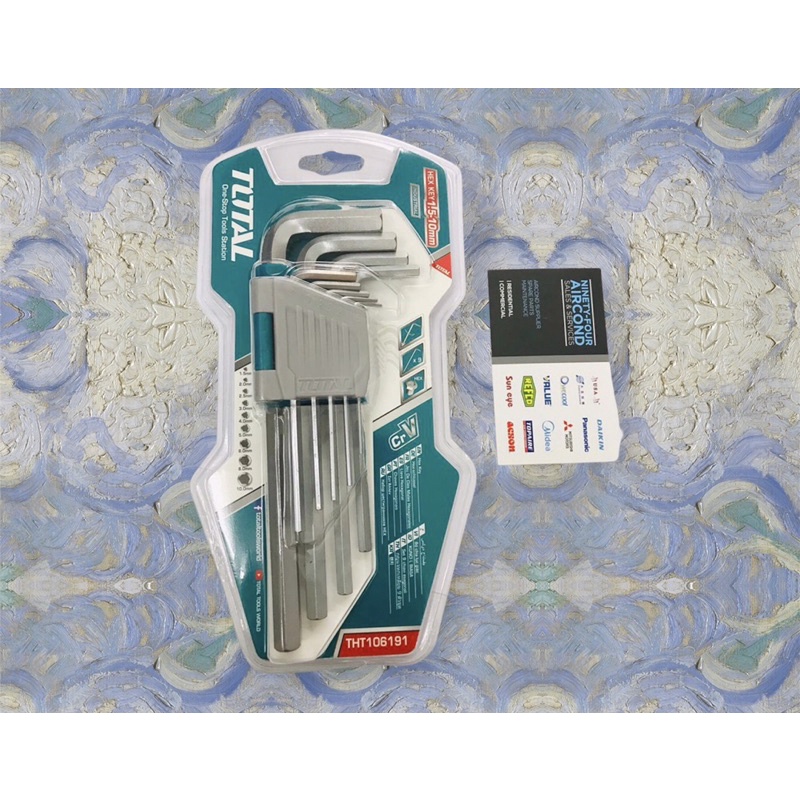 🔥 ready Stock 🔥 TOTAL 9pcs Ball Point Hex Key THT106291 | Shopee Malaysia