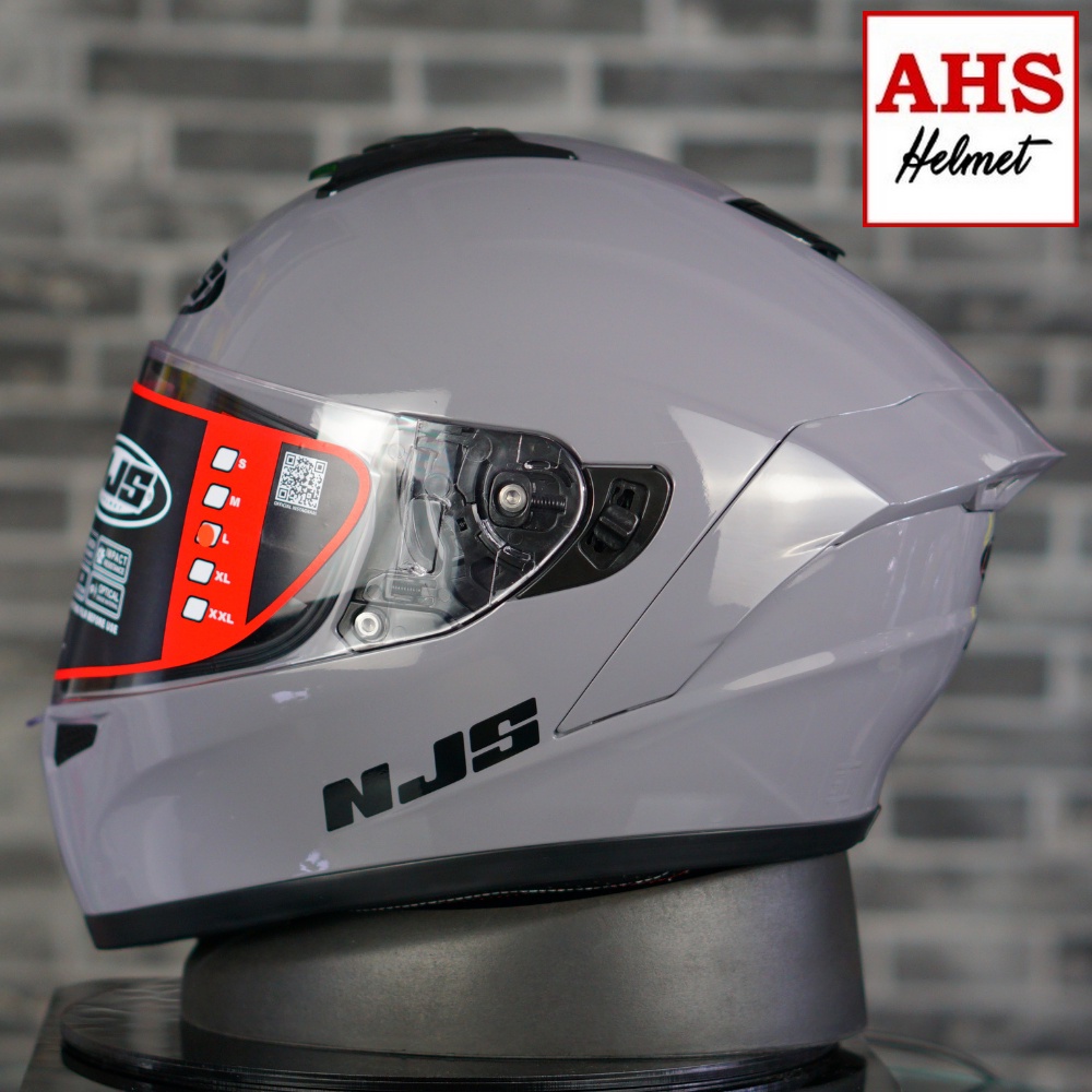 Njs ZX1 Helmet FULLFACE SOLID Plain ORIGINAL Standard SNI | Shopee Malaysia