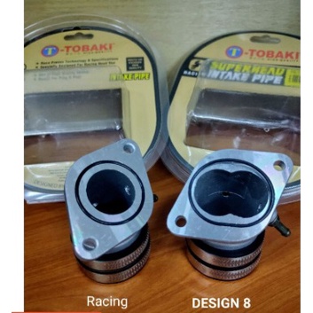 TOBAKI Racing Superhead Intake Pipe Square 8 Shape LC135/Y15ZR/R15 (32 ...