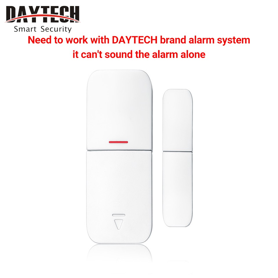 Daytech Wireless Door Magnetic Sensor Detector for 433MHz Daytech Alarm ...