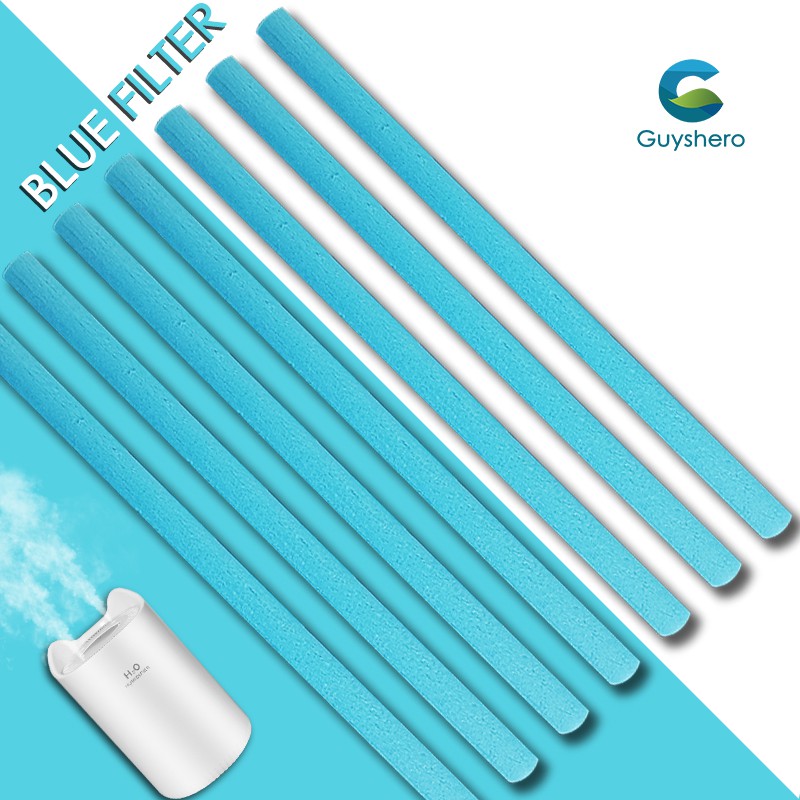 Blue Humidifier Filter Cotton Refill Sponge Stick Rod Swab 10*200mm/8 ...