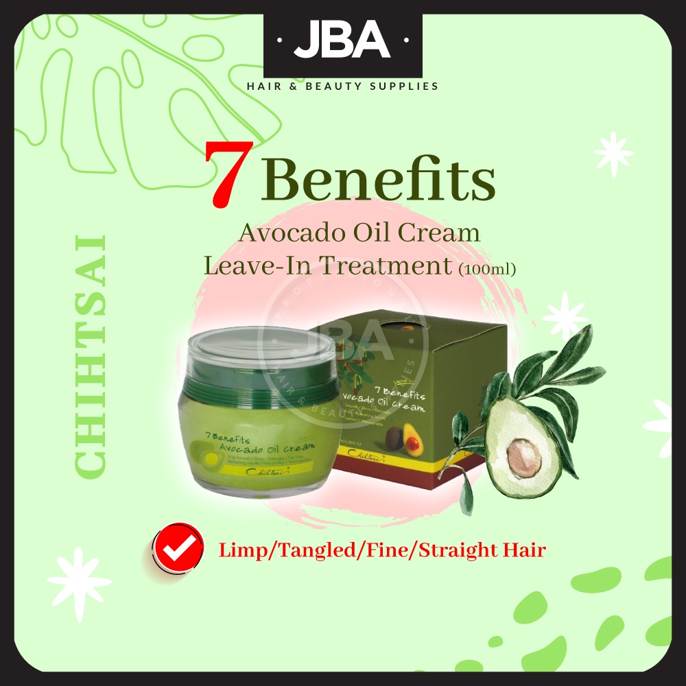 Chihtsai 7 Benefits Avocado Oil Cream 100ml (Leave in) | Shopee Malaysia