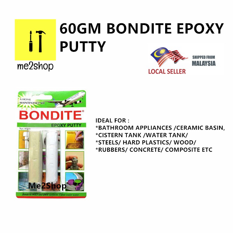 60GM BONDITE EPOXY PUTTY | Shopee Malaysia