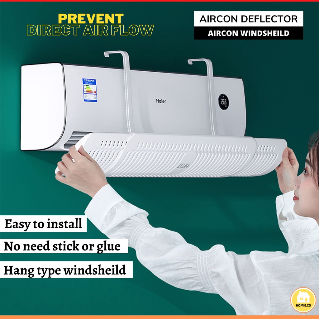 Adjustable Air Conditioner Windshield Prevent Straight Wind Direct ...