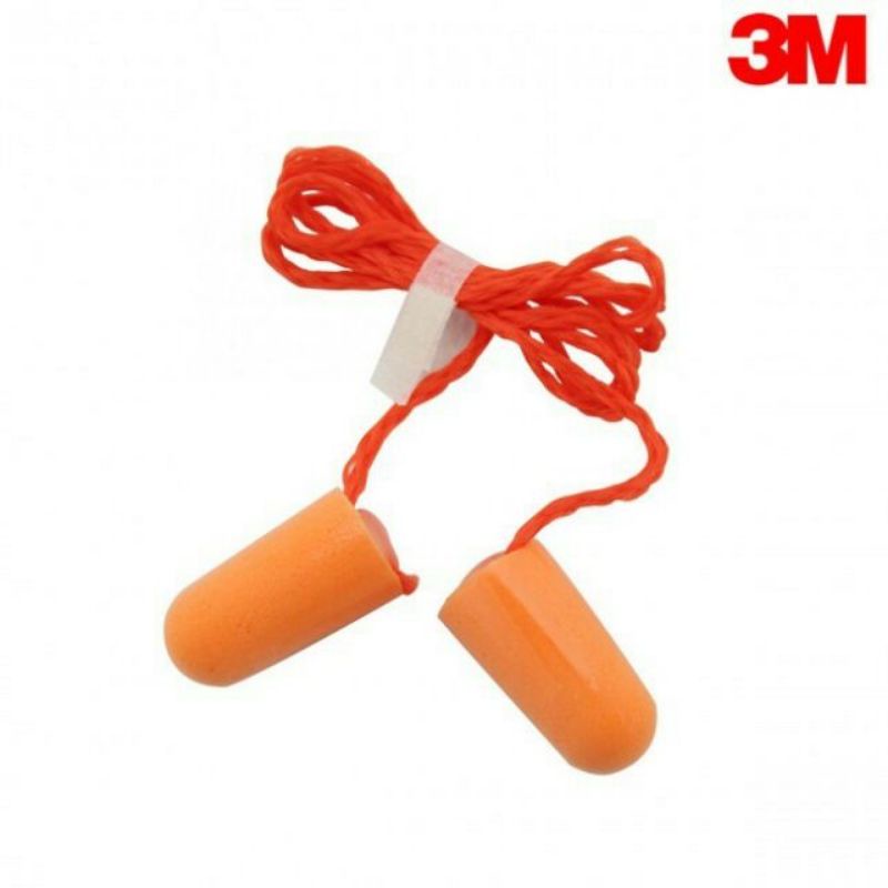 ORIGINAL 3M 1100 EAR PLUG (1 PAIR) - DISPOSABLE UNCORDED EARPLUG | Shopee Malaysia