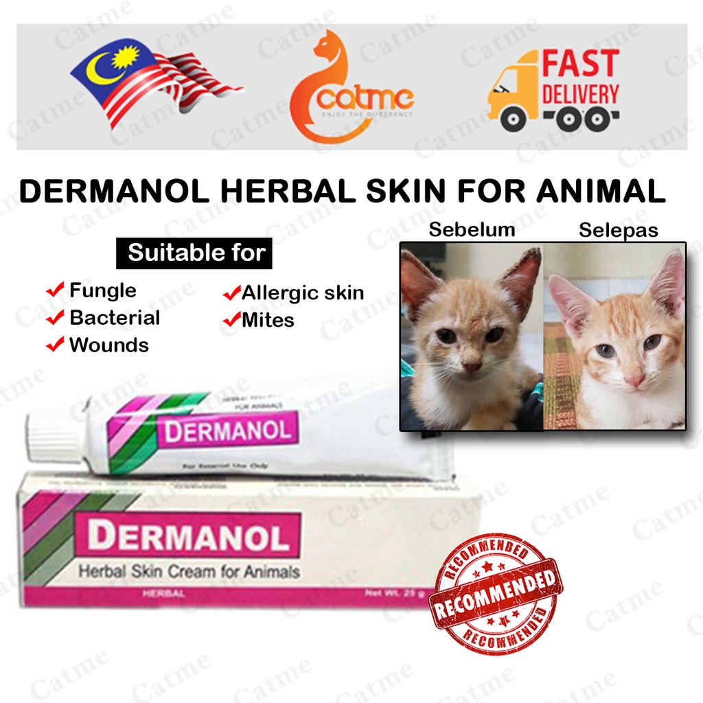Dermanol Herbal Skin Cream (Ubat Kurap Kucing ) | Shopee Malaysia