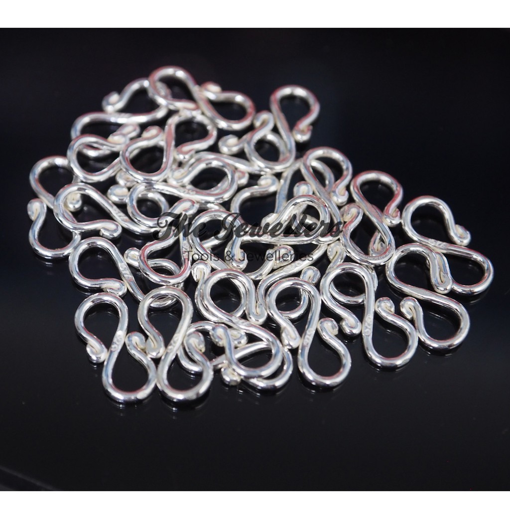 💥READY STOCK💥(1Piece)925 Silver S Hook Accessories / Cangkuk Perak S ...