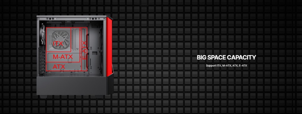 Invasion TREX-1000 (ATX Gaming Case) | Shopee Malaysia