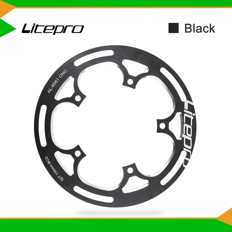 1PC Litepro Mountain Bike Crank 52T54T 130BCD Protector Chainring ...