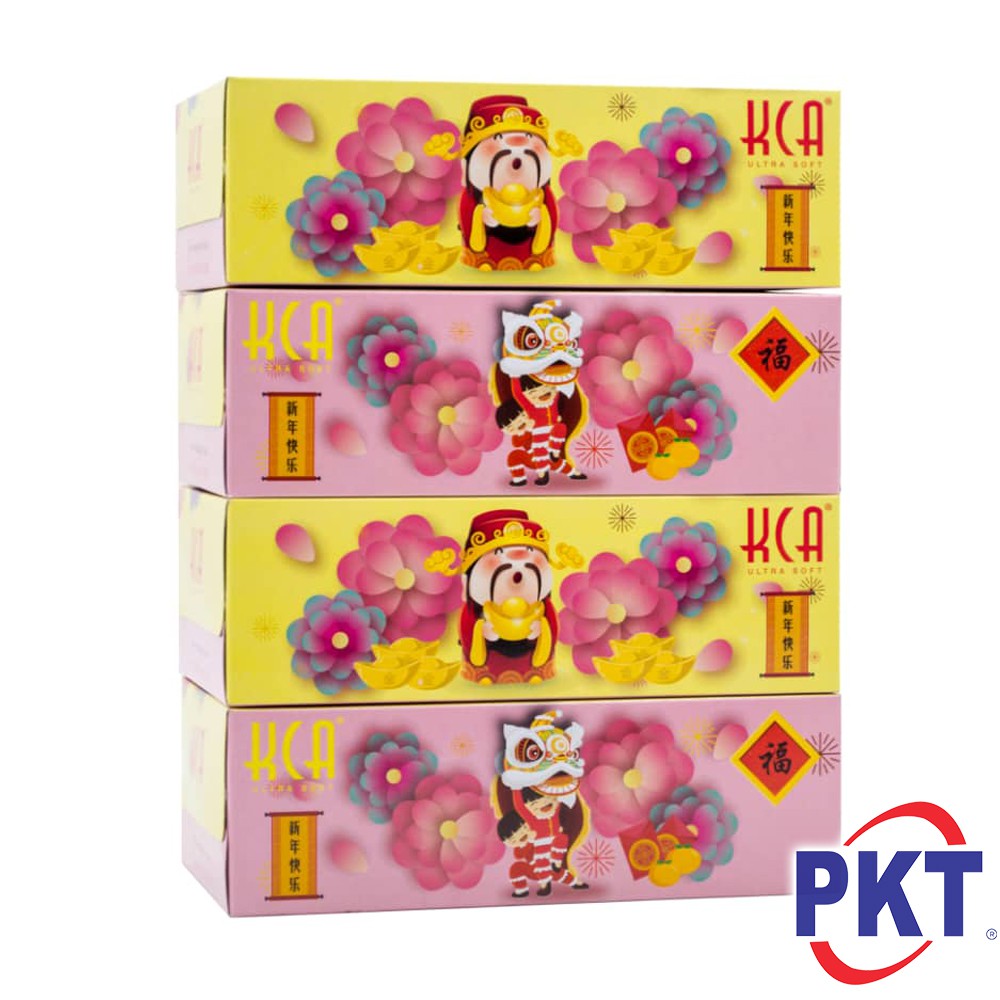 KCA FACIAL TISSUE 4X70'S CNY PACK | Shopee Malaysia
