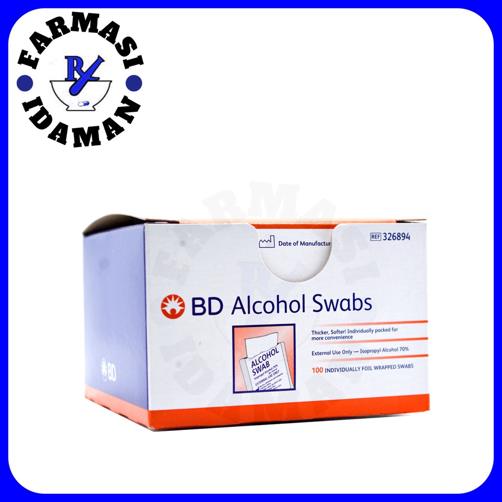BD Alcohol Swabs (100's) | Shopee Malaysia
