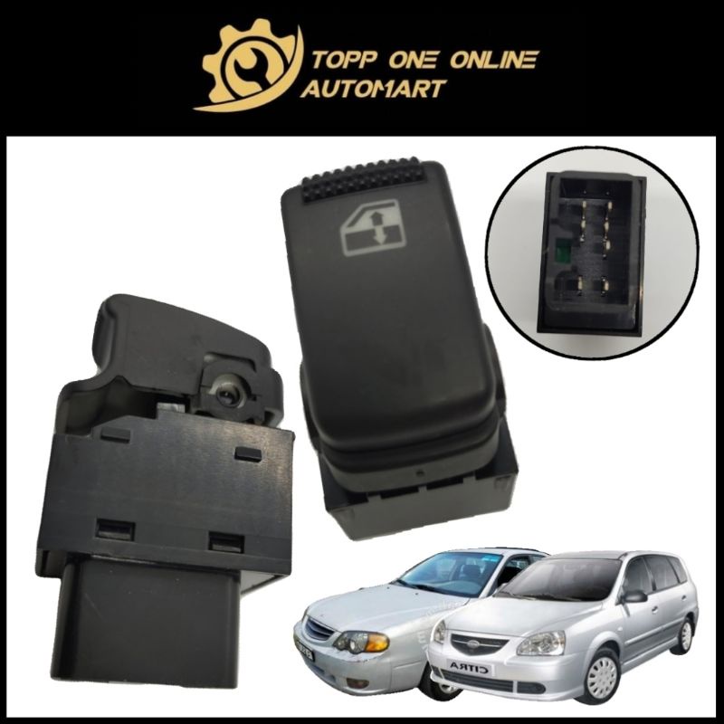 KIA SPECTRA / NAZA CITRA POWER WINDOW SINGLE SWITCH | Shopee Malaysia