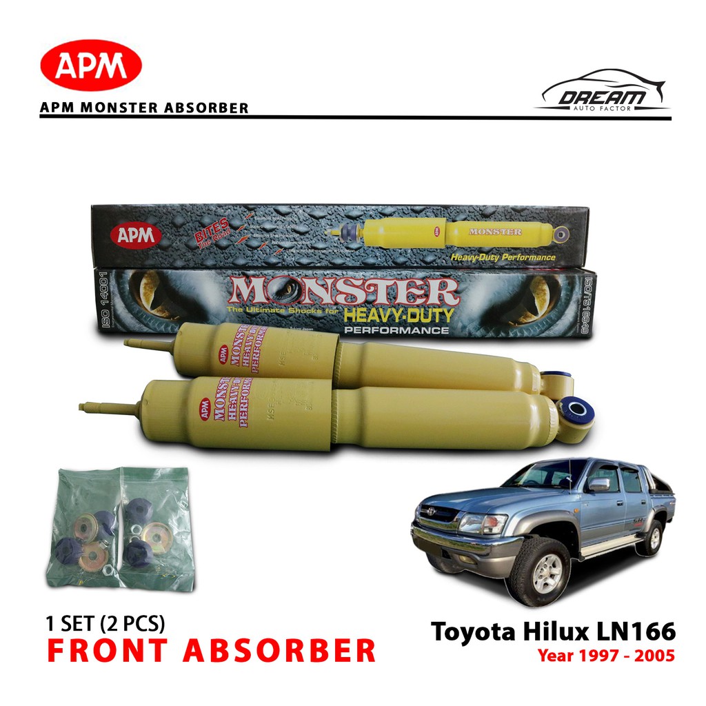 Toyota Hilux LN166 APM Monster Front Absorber (1 Set 2pcs) ( MSE3043MHL ...