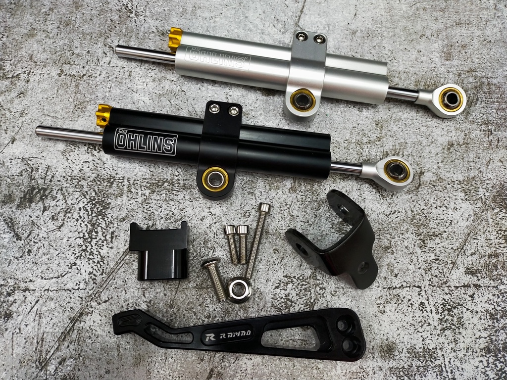 Ohlins Damper With Bracket Y15zr Y15 Set Damper And Bracket Silver ...