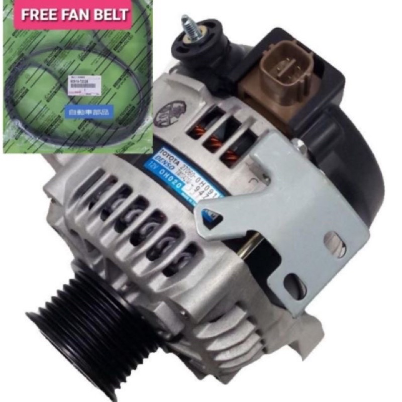 Alternator Assembly Toyota Camry ACV40 ACV41 ACV51 ( FREE FAN BELT ...